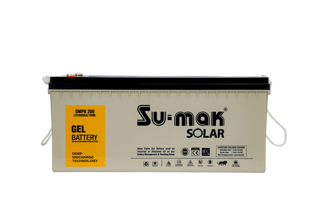 Su-mak Solar SMPB GEL BATTERY 200AH/12V
