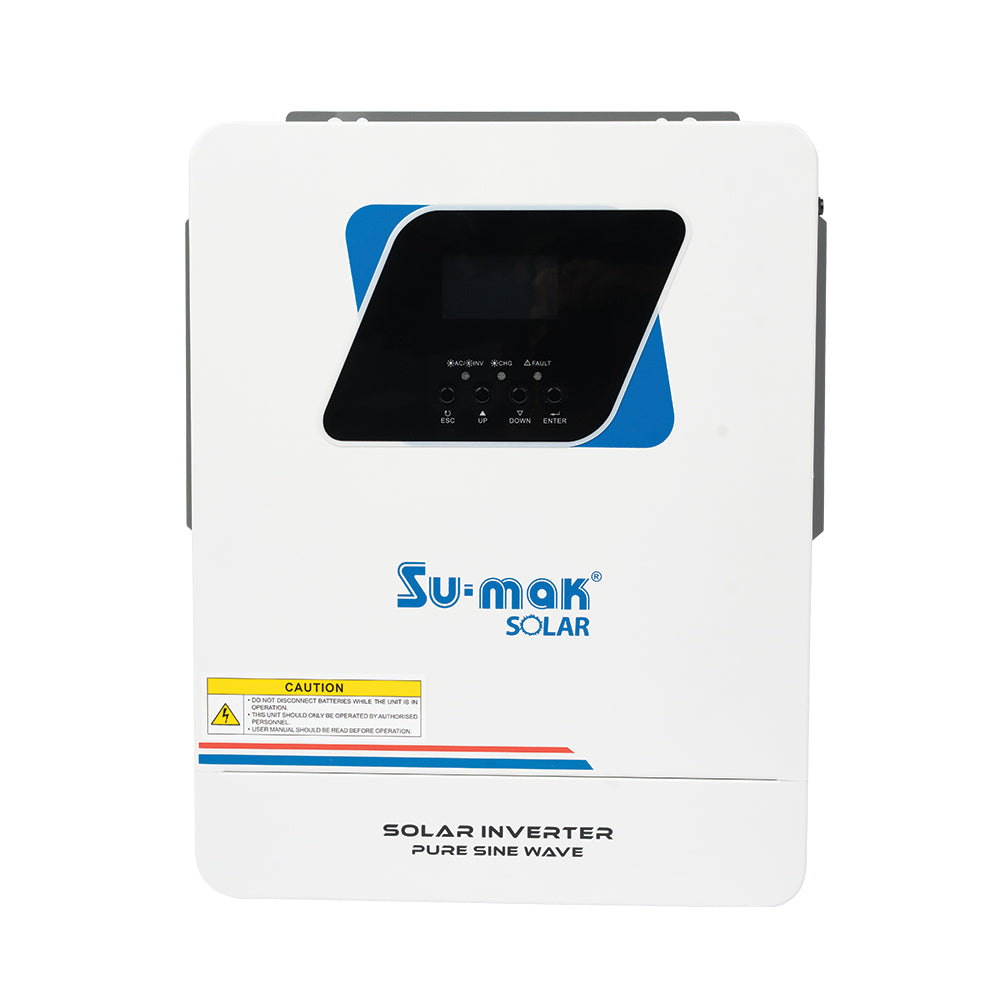 SUMAK SOLAR WALL MOUNTED HYBRID SOLAR INVERTER FT2012EMH 2000VA/12V 1.